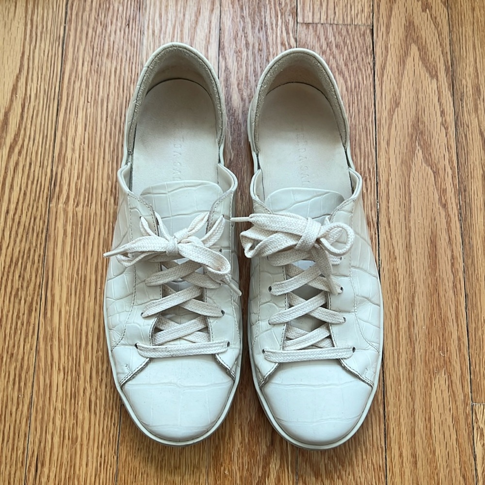 Freda Salvador Eda D’orsay Sneaker In Embossed Croc B… - Gem